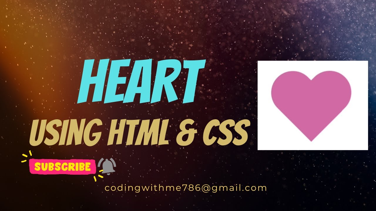 How to make a heart in CSS || - YouTube