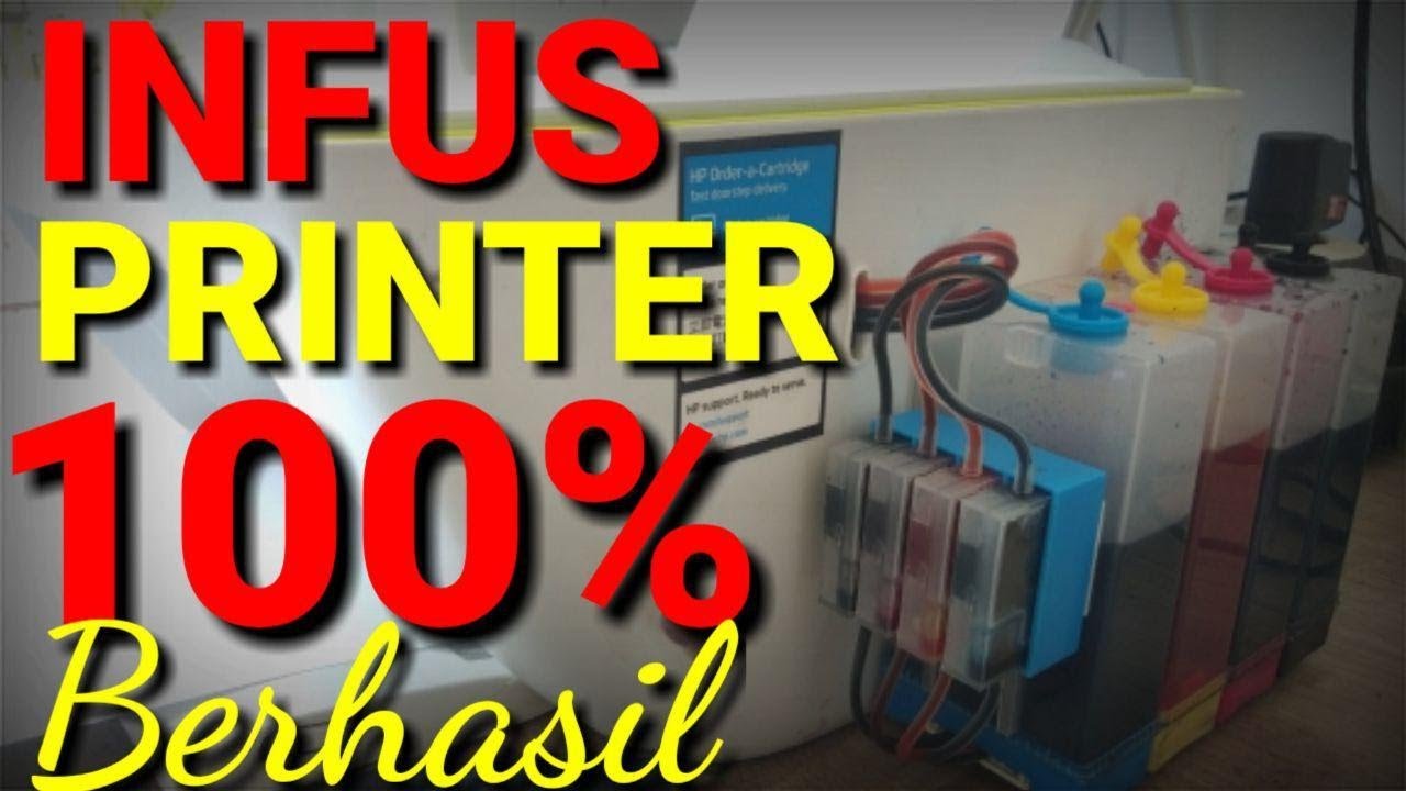 cara modif atau pasang infus printer hp deskjet ink advantage 2135 ...