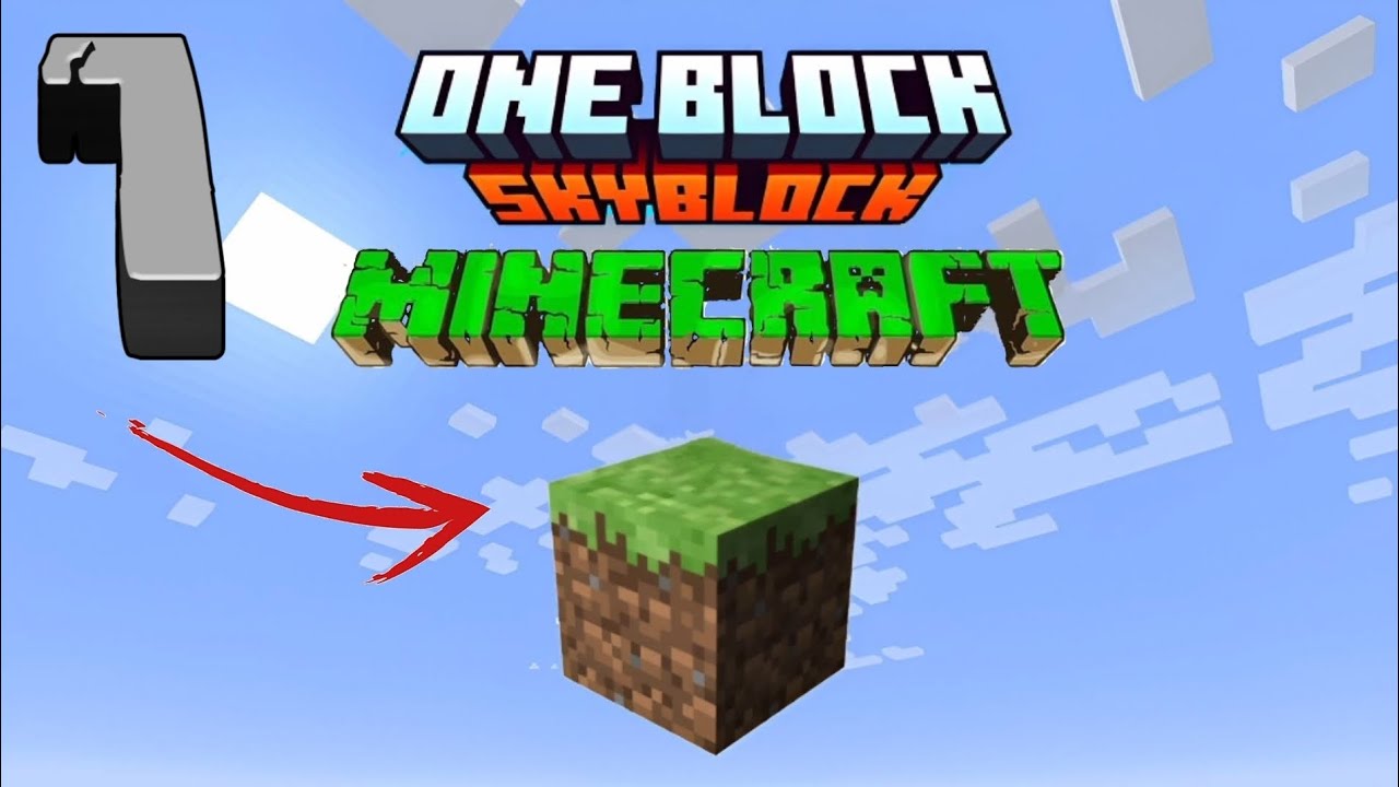 Minecraft ONE BLOCK - YouTube