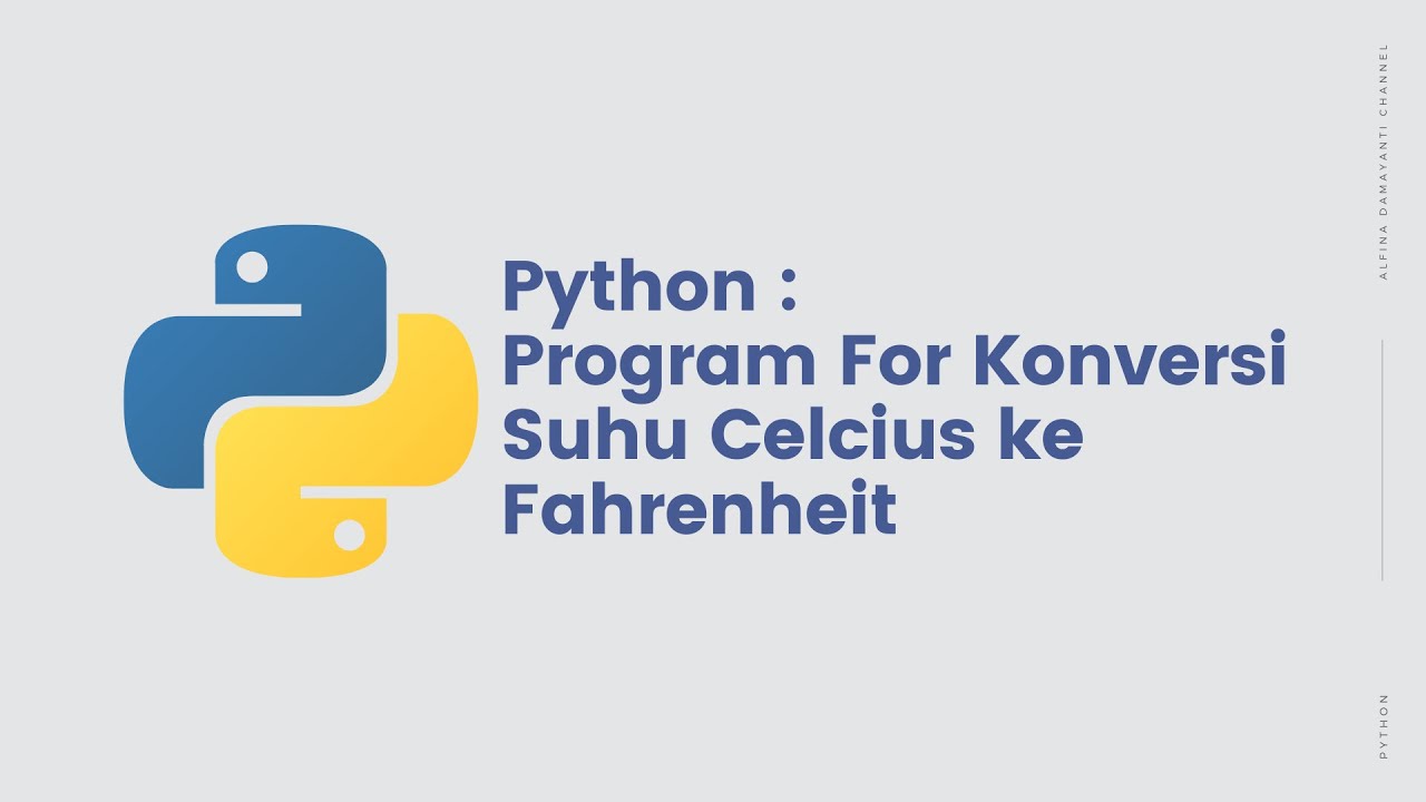 Tutorial Membuat Program For Konversi Suhu - YouTube
