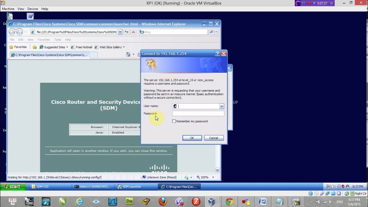 HOW TO INSTALL CISCO SDM ? - YouTube