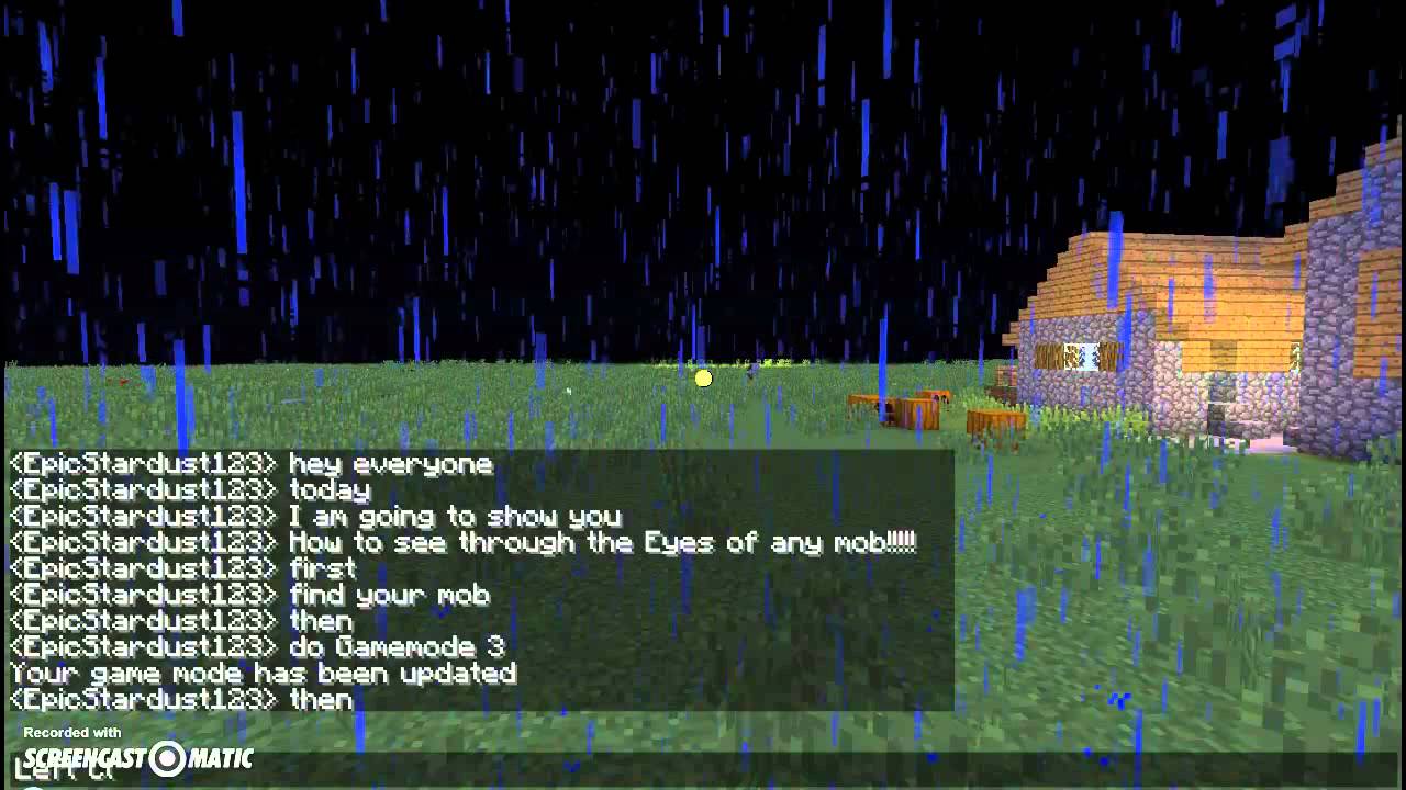 Seeing through the eyes of mobs: Minecraft Secret Revealed! - YouTube