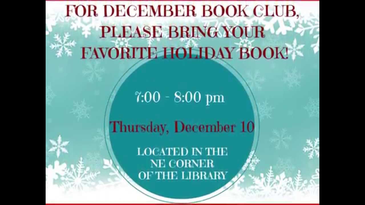Lehi City Library Book Club - YouTube