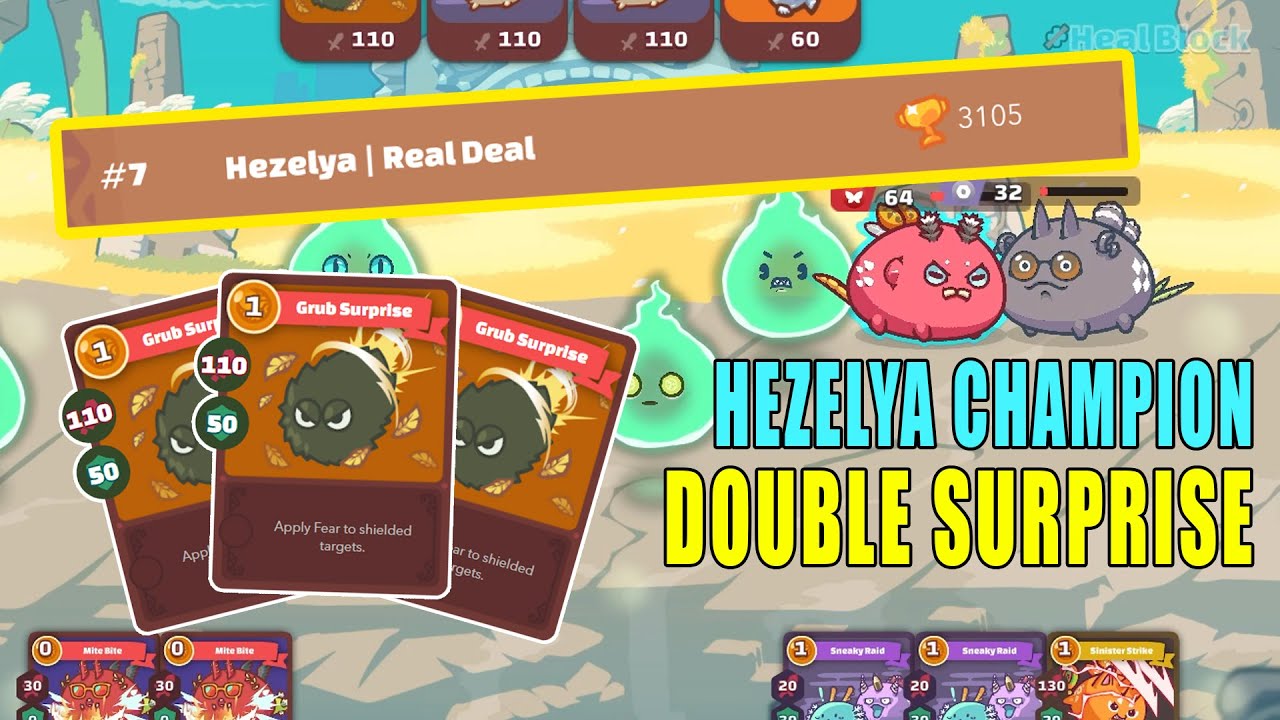 S20 RANK 7 SURPRISE META HEZELYA CLIMBING UP LEADERBOARDS | AXIE ...