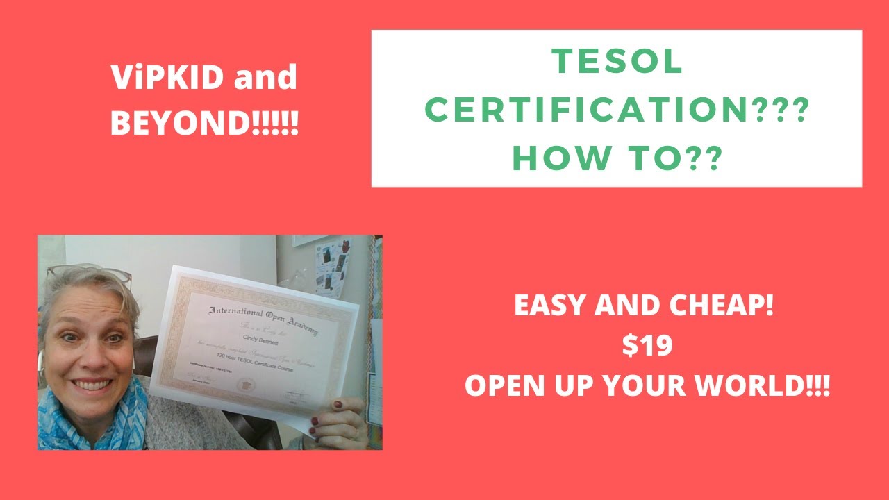 TESOL, what is it and how can I get one? - YouTube