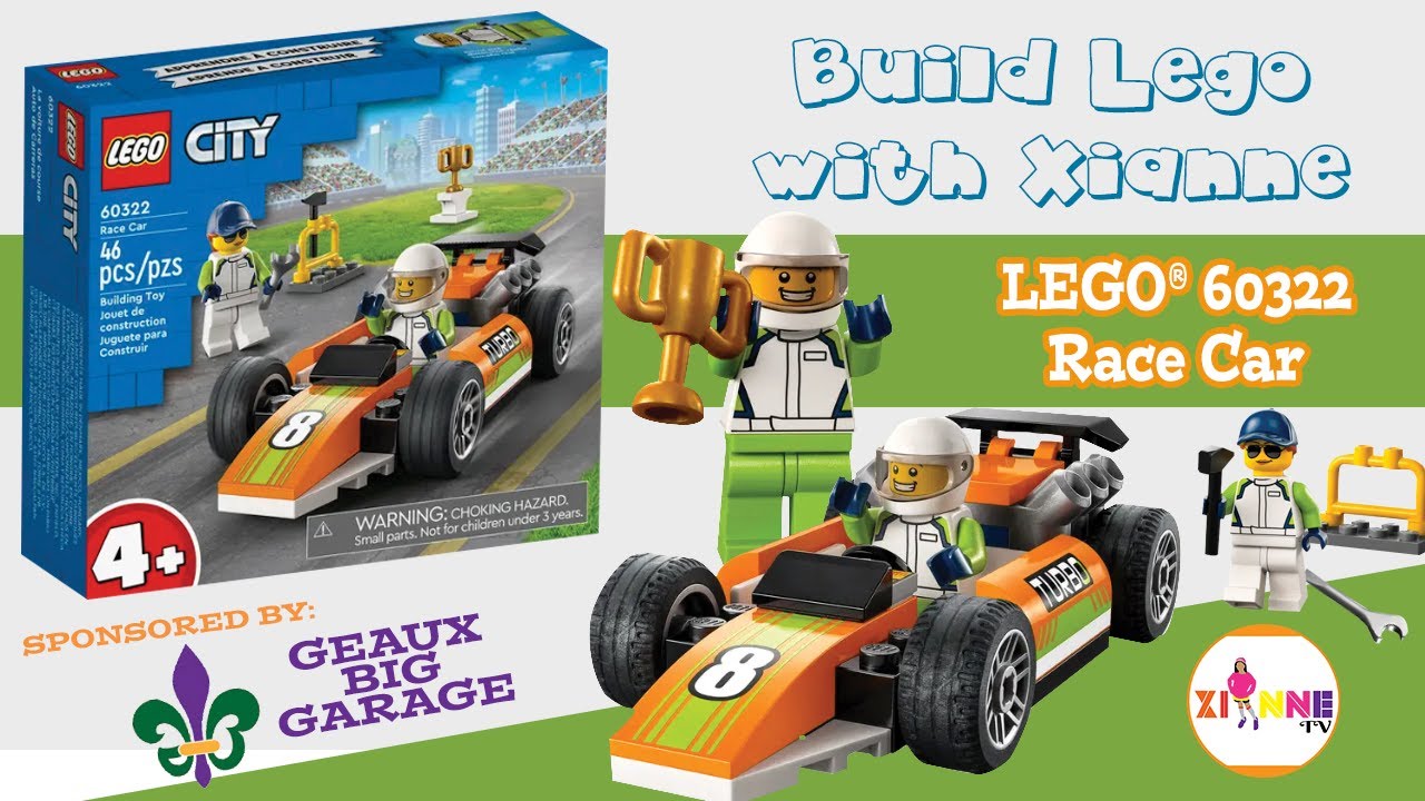LEGO® Race Car 60322 | Xianne TV - YouTube