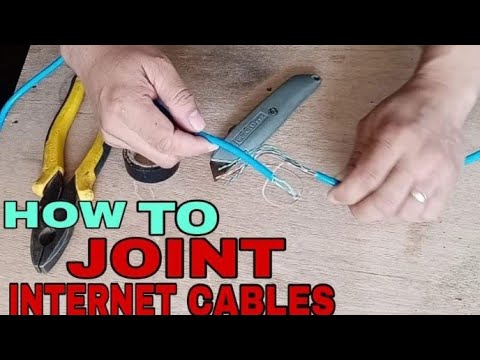 HOW TO JOINT ETHERNET CABLE/HOW TO FIX BROKEN NETWORK CABLE/PANO E ...