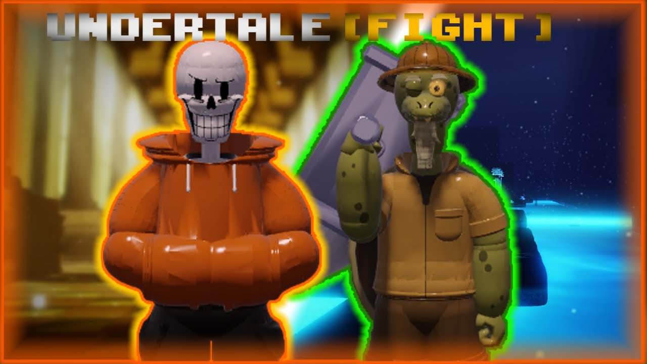 Undertale [FIGHT] - Underswap Papyrus and Gerson Showcase - YouTube