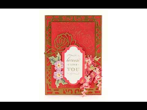 Beribboned Frame Dies and Seasonal Embossing - YouTube