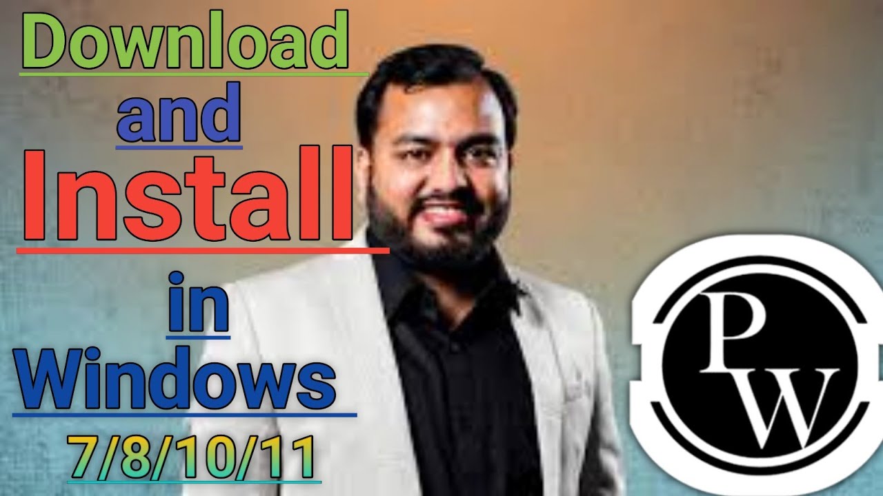 How to install physics Wallah app on pc 💻 asus vivobook 15 me install pw wallah #tech072 - YouTube
