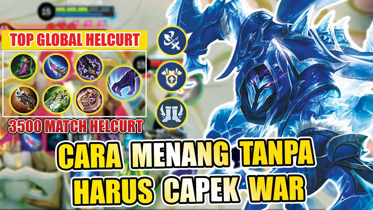 KING OF DARKNESS HELCURT HYPER CARRY! TOP GLOBAL HELCURT! HYPER HELCURT! TUTORIAL HELCURT - MLBB ...