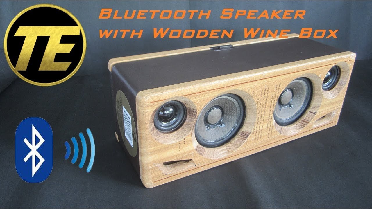 Building Bluetooth Speaker with Wooden Wine Box - YouTube