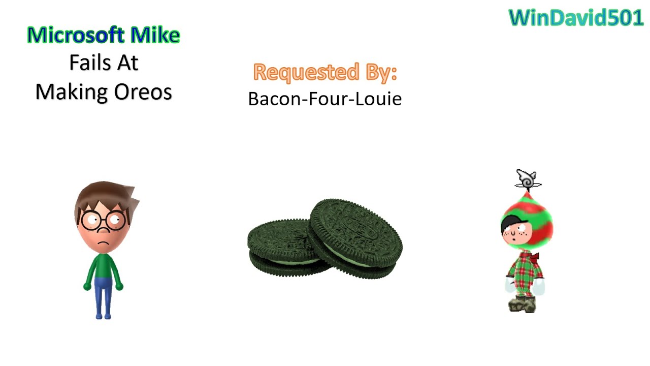 Green Oreos | Microsoft Mike Fails At Making Oreos - YouTube