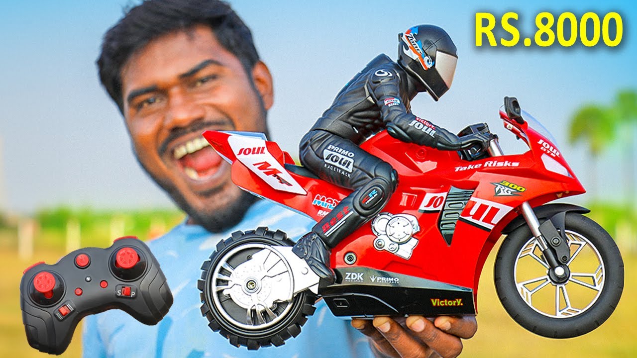 Biggest ₹8000 RC BIKE Unboxing and Testing - YouTube