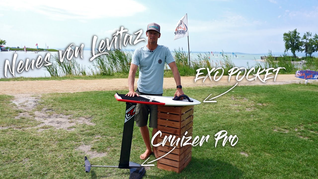 Levitaz EXO Pocket und Levitaz Cruizer Pro - Kitefoil Stuff - YouTube