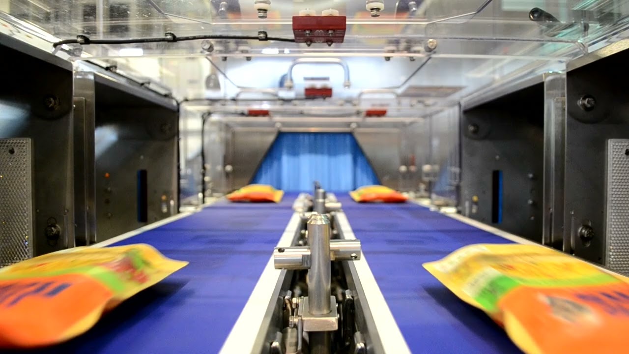 Rice Application - Dual Lane Space Saver with Air Blast Reject - YouTube