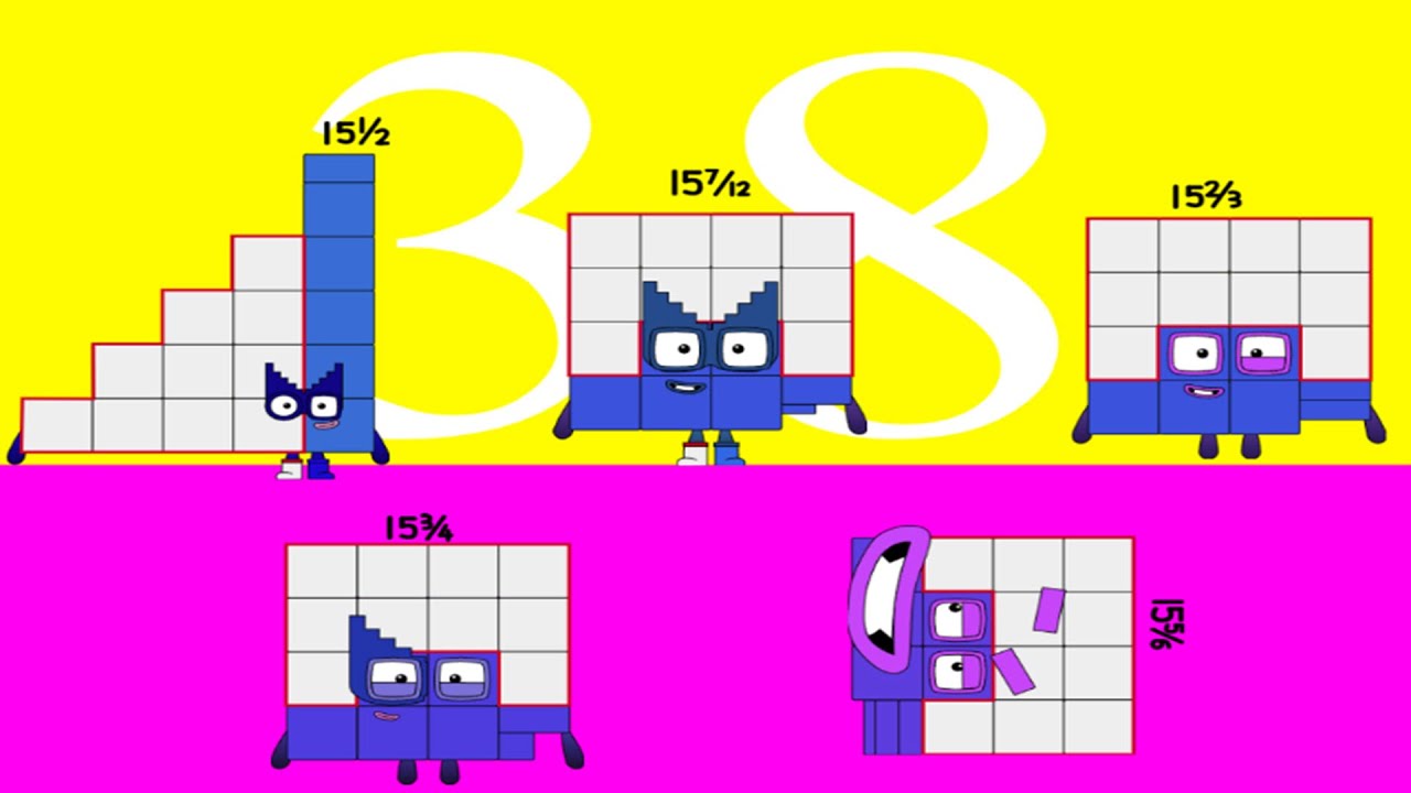 Numberblocks Band Twelfths 38 | Russian alphabet Original File - YouTube