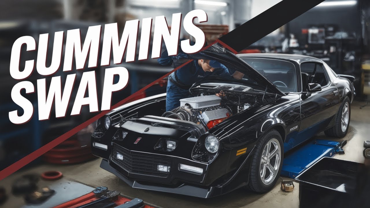 Cummins Swapped Camaro Blows Out Suspension - YouTube