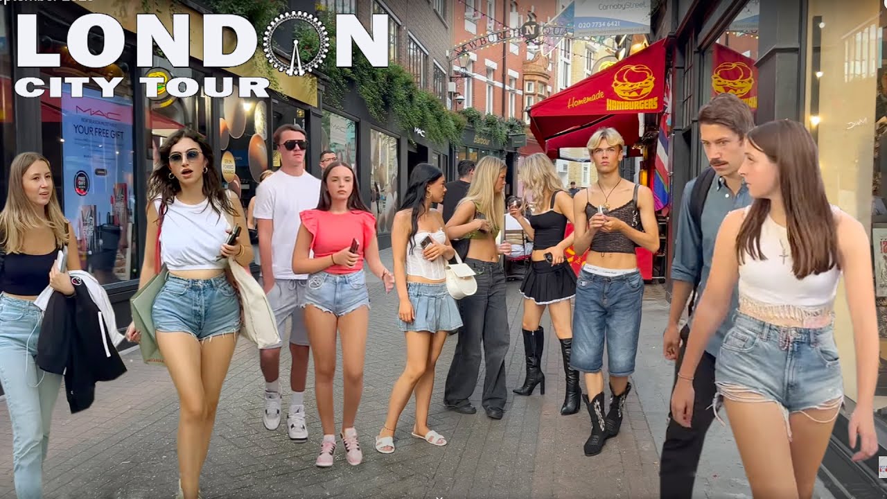 🇬🇧LONDON CITY TOUR | Central London Sunset Walk - September 2023 ...