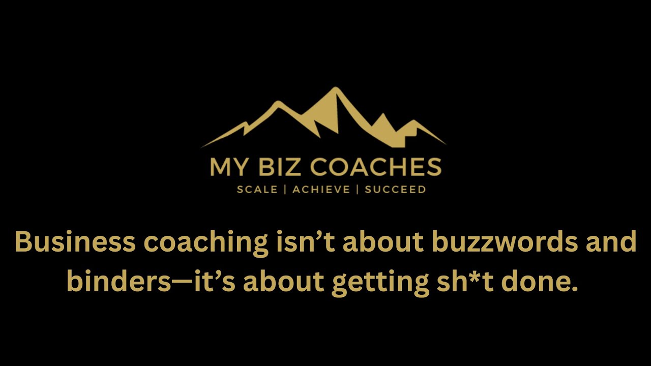 Business coaching isn’t about buzzwords and binders—it’s about getting ...