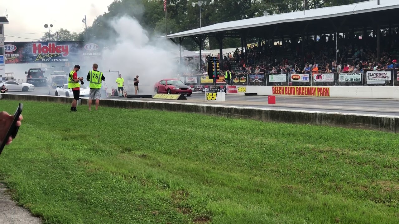 99 mustang 4.8 Ls turbo C7 run LS fest east 2018 - YouTube