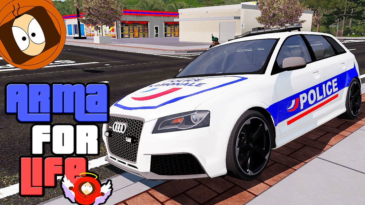 POLICE NATIONALE : PATROUILLE EN AUDI RS3 POLICE ! | ARMA FOR LIFE ...