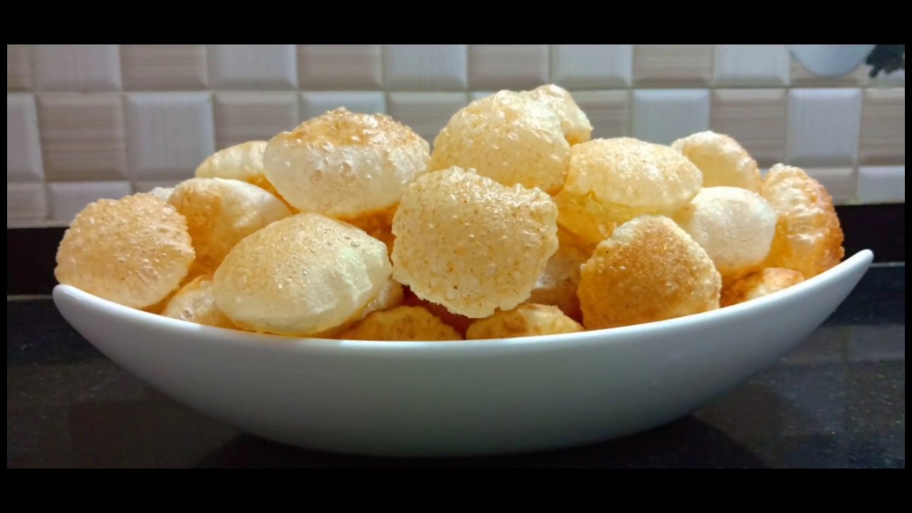 Pani puri ki Puri/pakodi in Hindi with english subtitle - YouTube