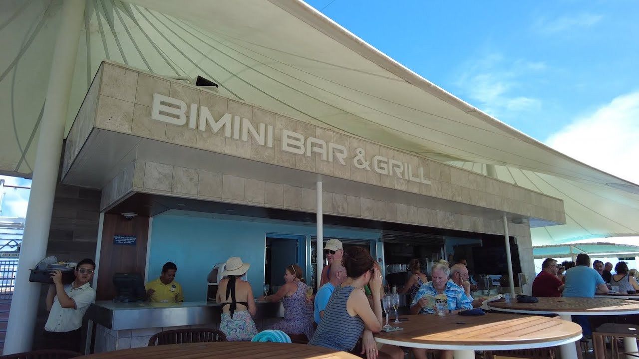 Norwegian Dawn - Bimini Bar & Grill - Deck 14 - YouTube
