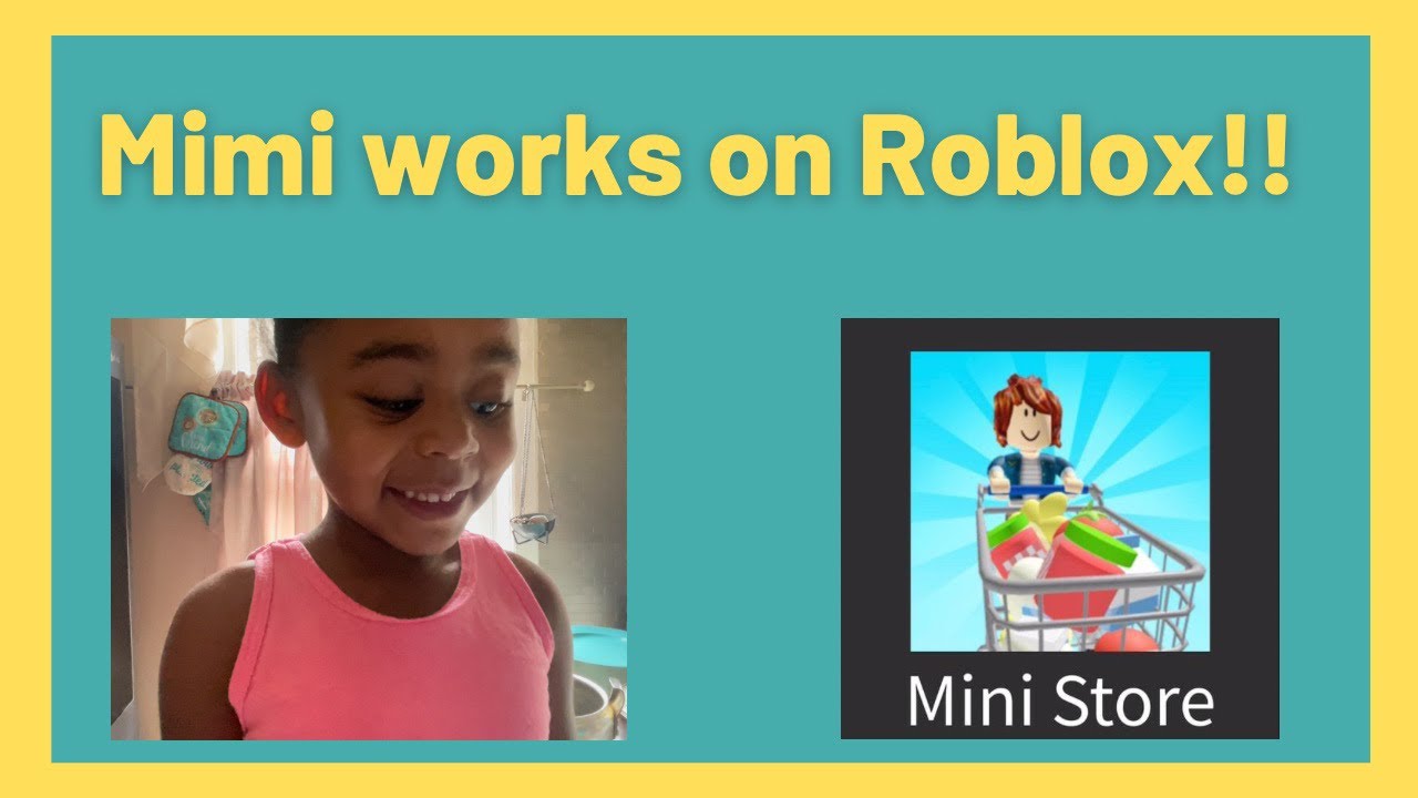 Mimi works on roblox! | #cashier, #roblox, #theshepherdsfamilyvlog ...