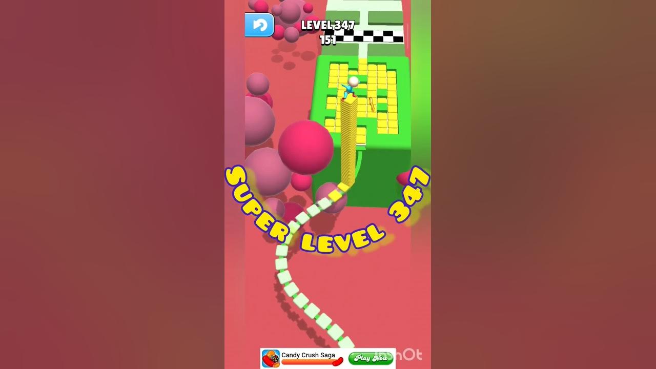 Gameplay top mobile games relaxing n satisfying game ios/android stacky dash #shorts level 347 ...