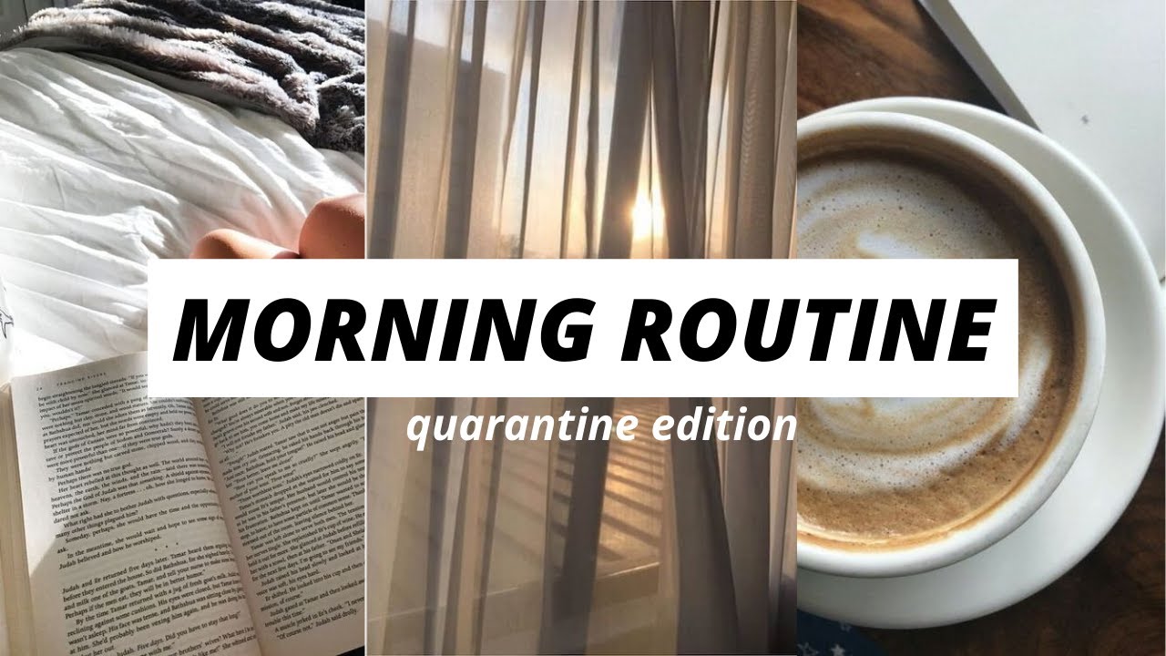ONLINE SCHOOL MORNING ROUTINE 2020 | quarantine diaries - YouTube