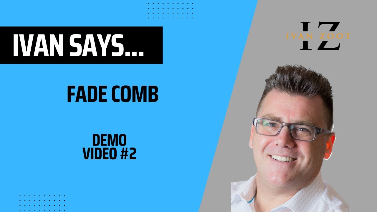Fade comb better fade clipper haircuts demo how to use - YouTube