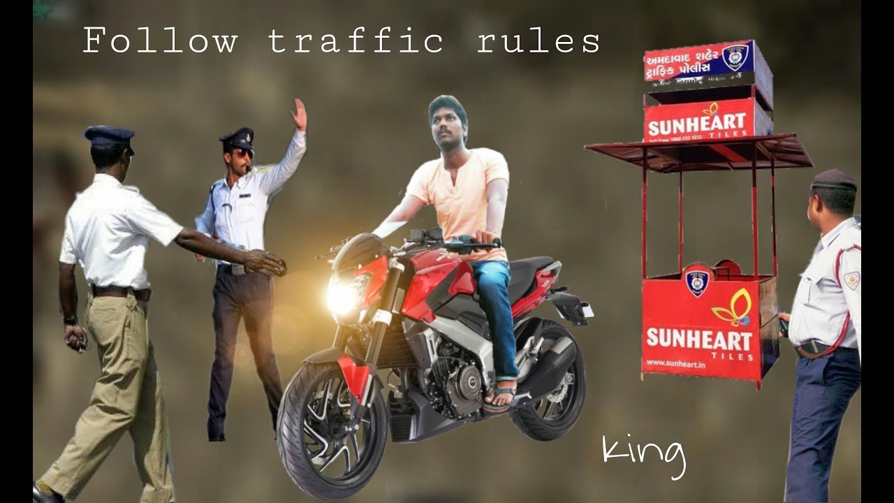 Traffic police rules photo editing || traffic signal cross Picsart 2018 ...