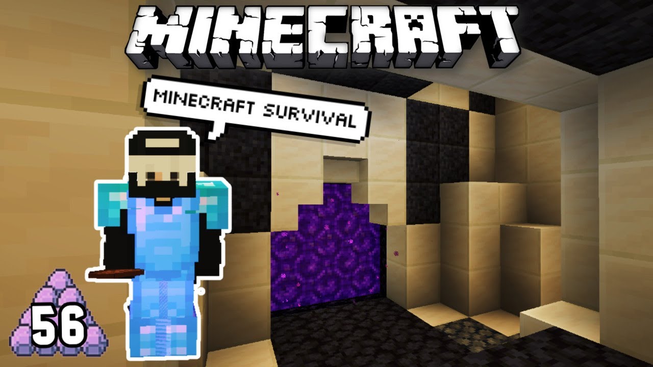 Minecraft Epic Nether Portal Design| Let's Play 56 - YouTube