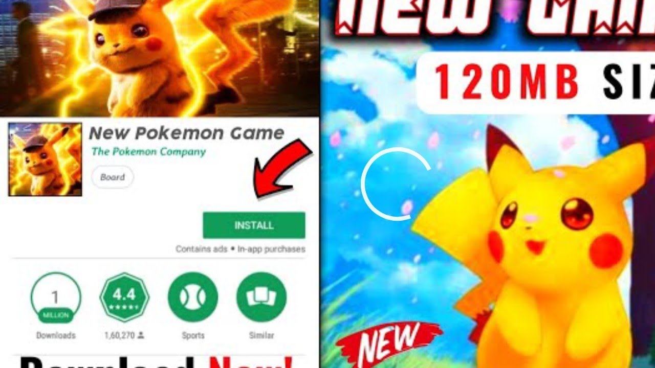 Pokemon niu game of Android device and Pokemon game like my - YouTube