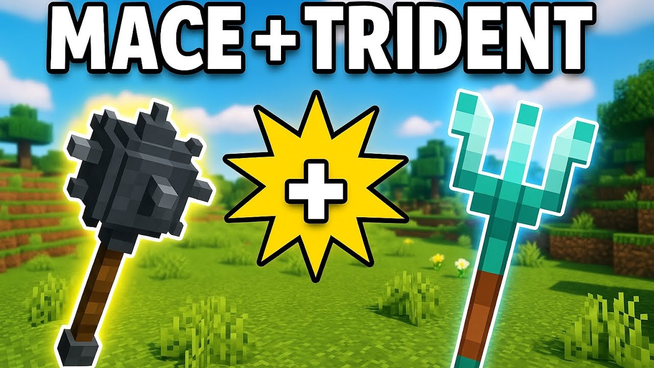 Master the Mace with Trident – Easiest Combo Guide in Minecraft ...