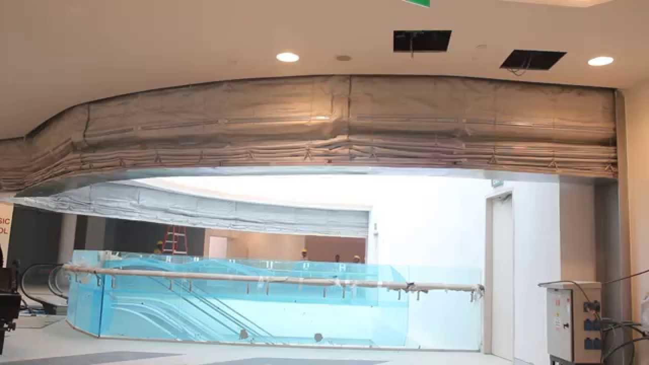 Fire Rated Fabric Shutter - YouTube