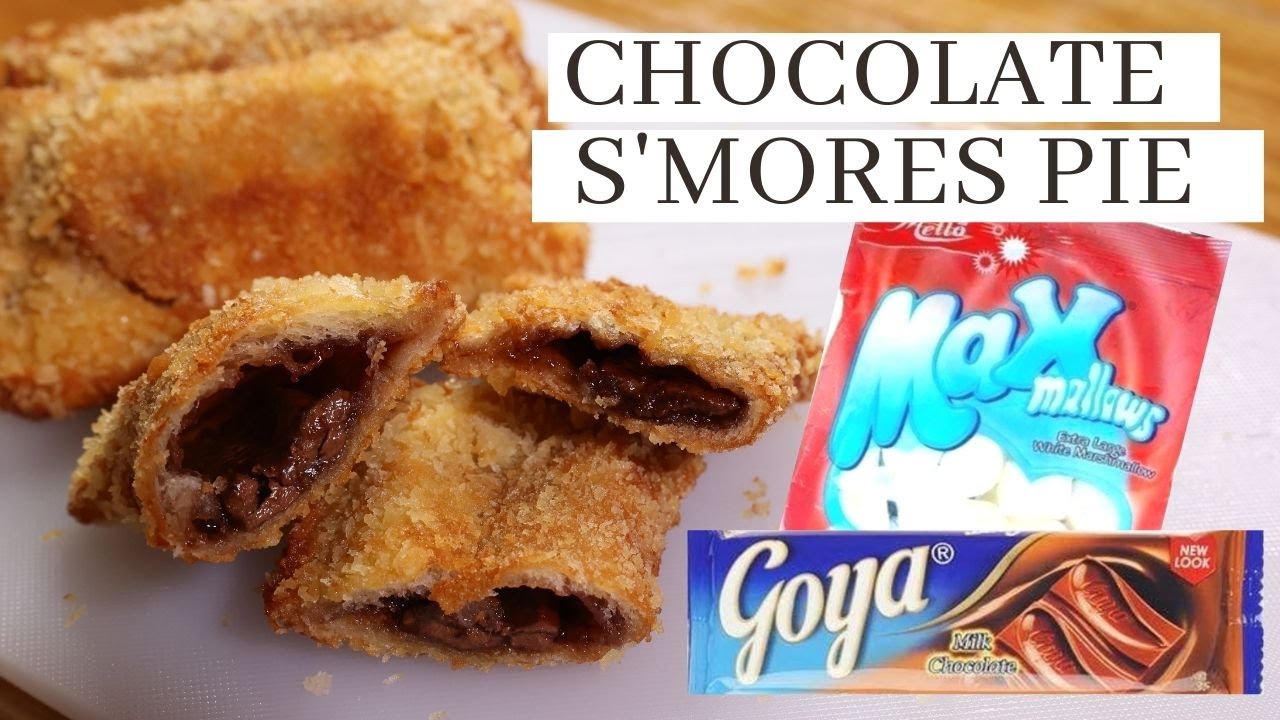 Chocolate Smores Pie Recipe ( Choco Mallow Pie ) - YouTube