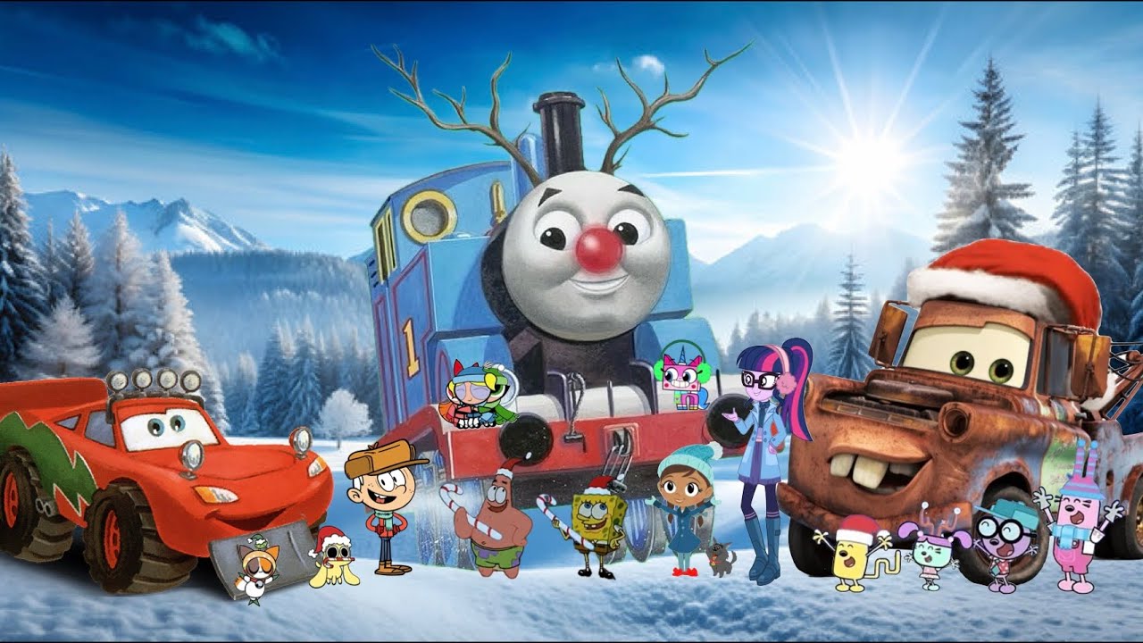 Thomas the Red-Nosed Engine and his Special Friends Celebrate Christmas ...