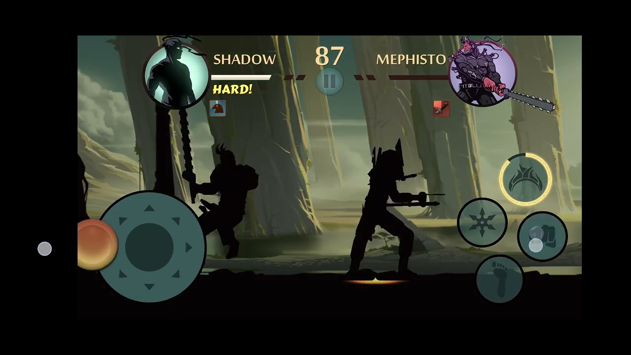 Shadow Fight 2, Shadow vs Mephisto - YouTube