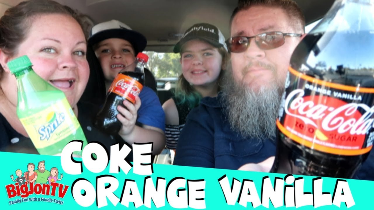 NEW Orange Vanilla Coke PLUS Sprite Lymonade || Taste Test Tuesday ...