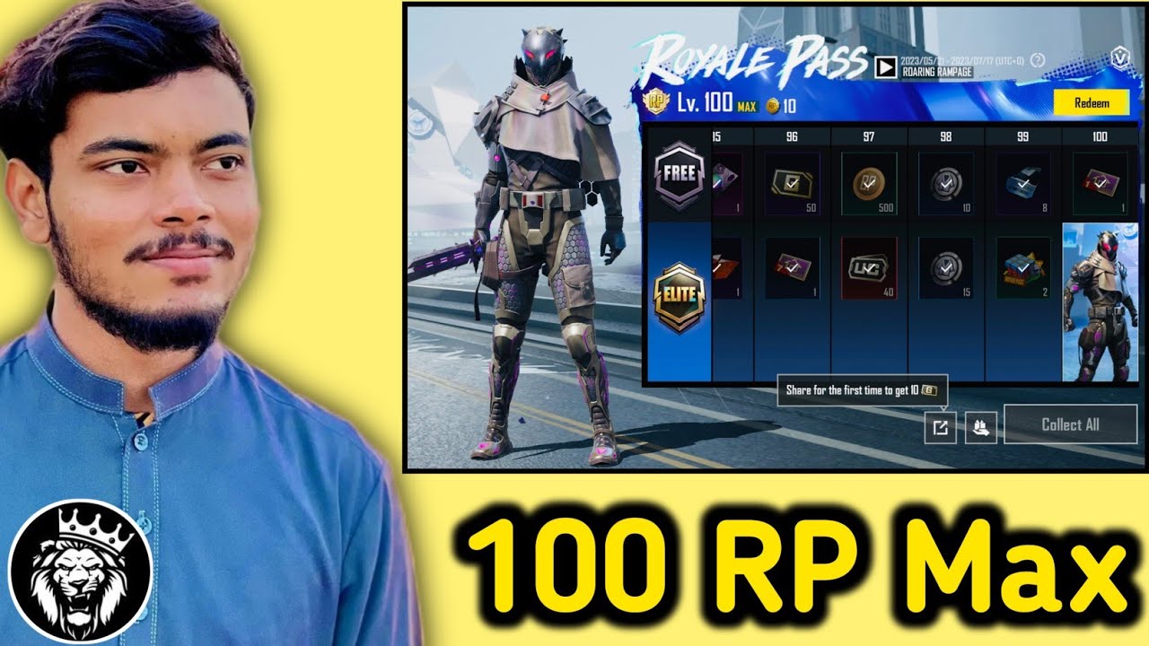 New 100 RP Max Pubg Mobile / Star Anonymous - YouTube