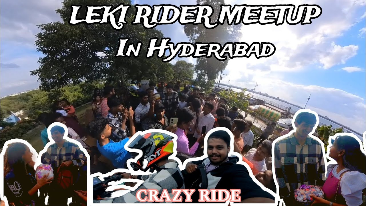 @Leki_goswami Leki Rider Meetup in Hyderabad | Crazy Bike Ride | # ...