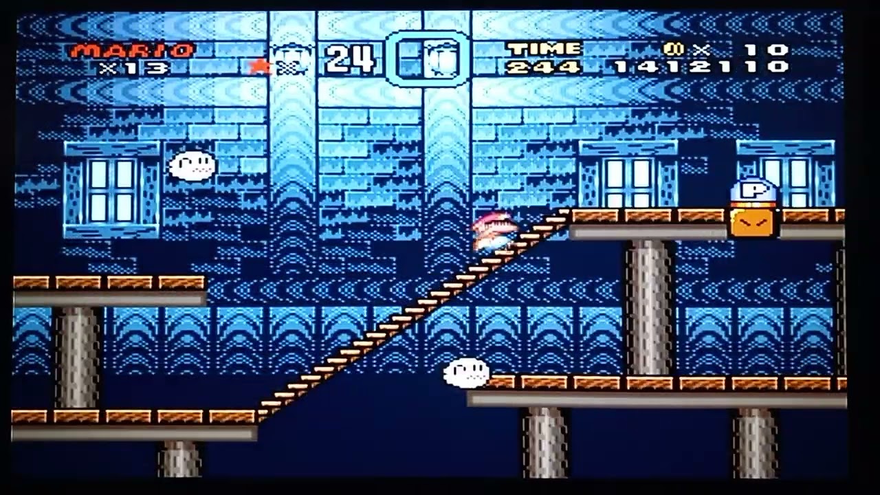 Super Mario World: Donut Plains Ghost House SNES walkthrough - YouTube
