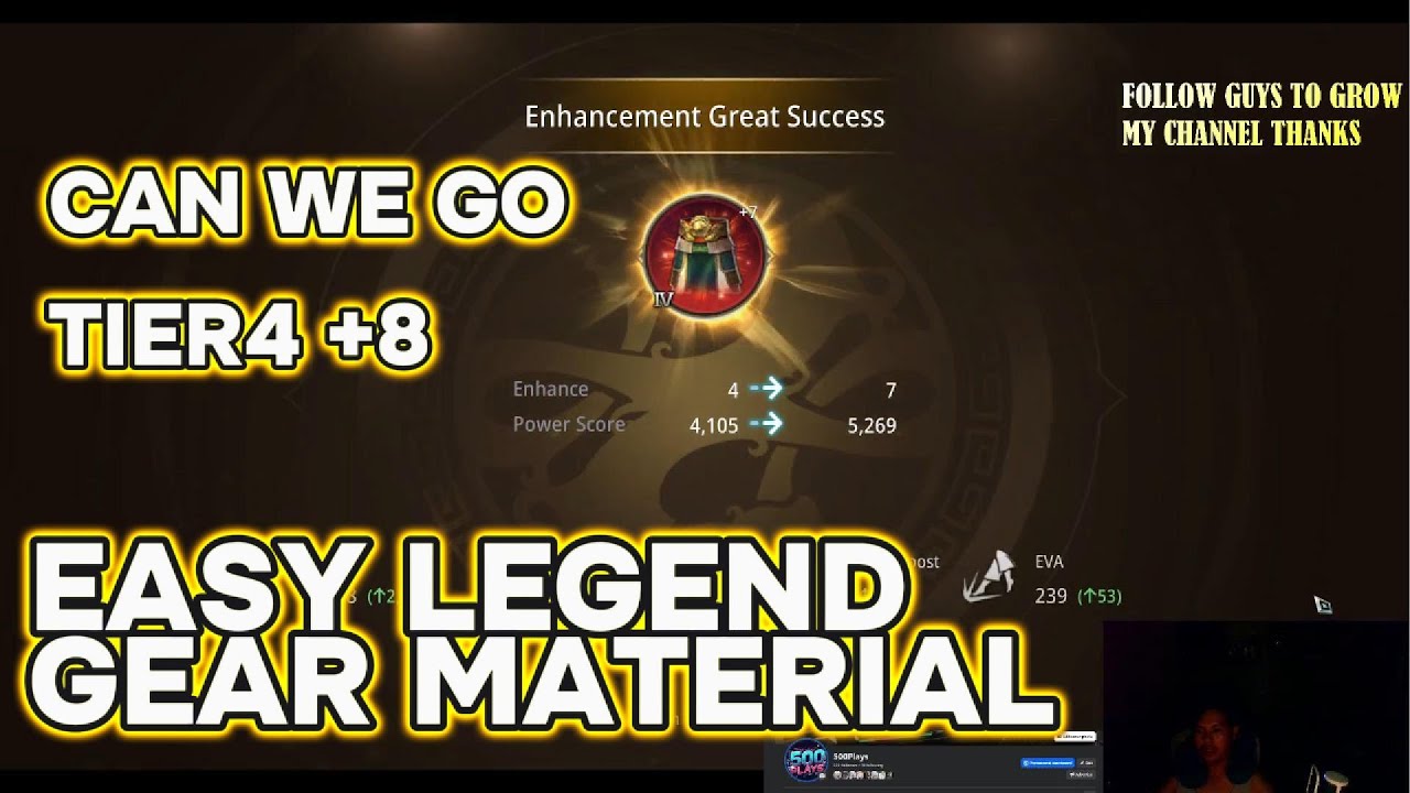 MIR4 TRICKS: EASY LEGEND GEAR CRAFTINBG MATERIAL - YouTube