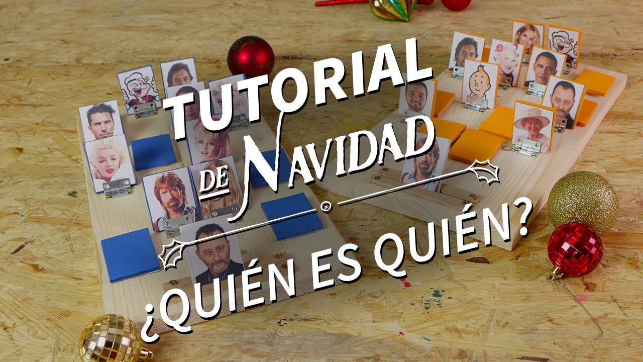 DIY: ¿Como hacer el juego Quién es Quién personalizado? [ManoMano ES ...