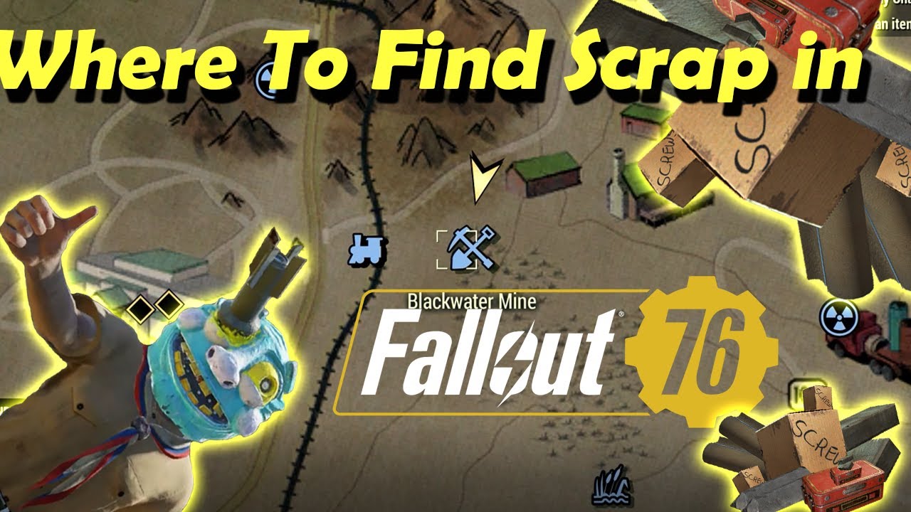 Where To Find Scrap in Fallout 76 - YouTube