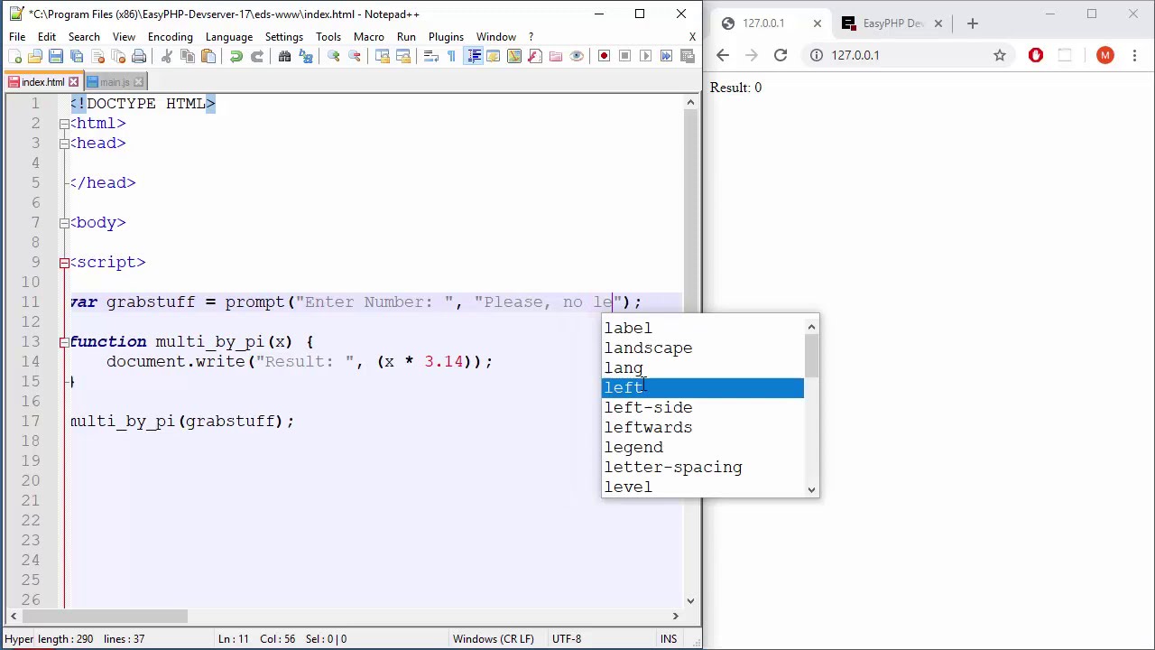 Javascript Tutorial 36 Prompt Box User Input Youtube