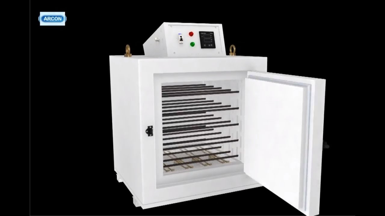Arcon Welding Electrode Drying Oven 3D - YouTube