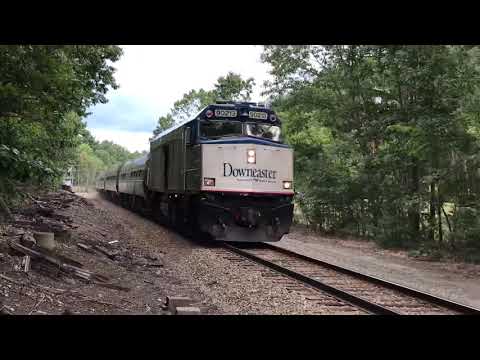 09/03/21. 90213 leading Amtrak Downeaster 684 - YouTube